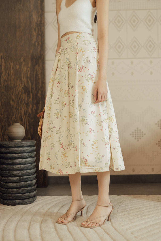 Nada Skirt in Cream – OUDRE