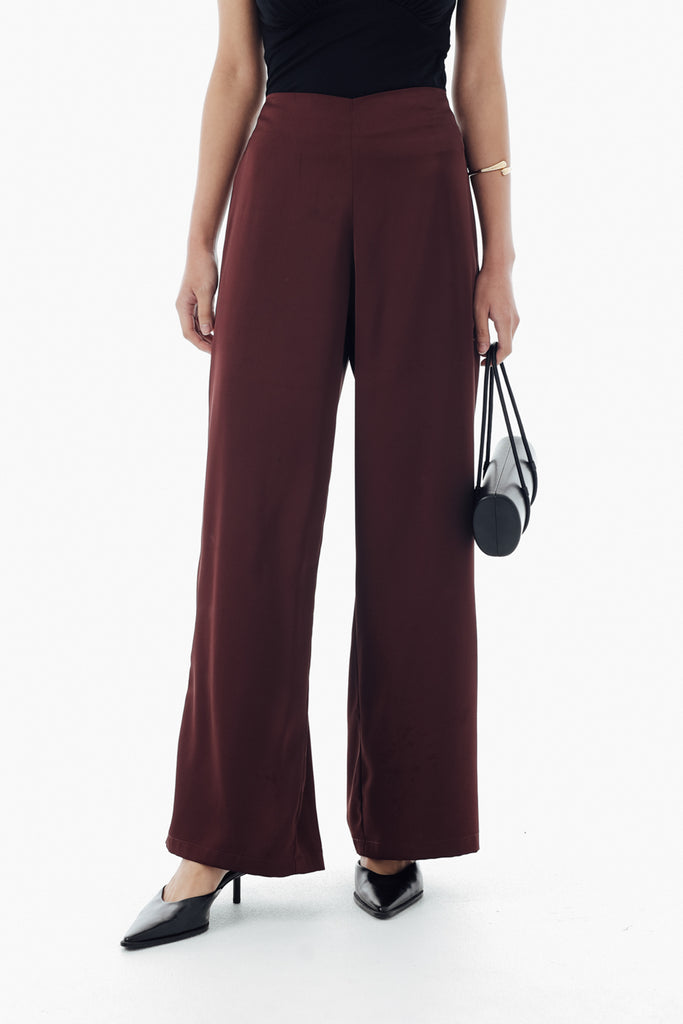 Elan Pants in Burgundy – OUDRE